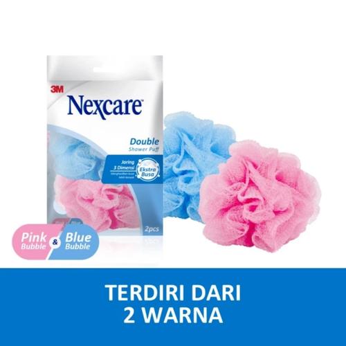 Jual Nexcare 3M Spons Mandi 3D/Double Shower Puff Jaring Lembut Isi 2 ...