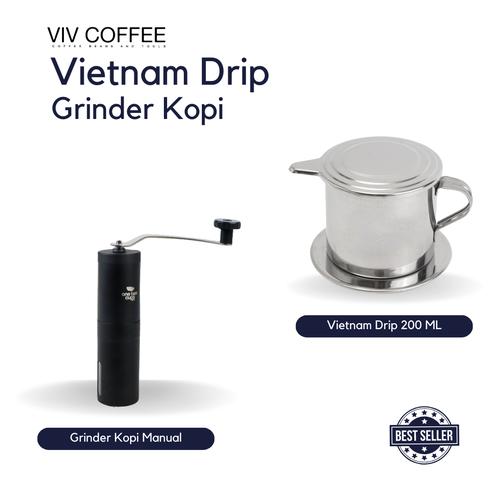 Jual Paket Alat Kopi Murah Vietnam Drip - Grinder Kopi Manual - Grinder ...
