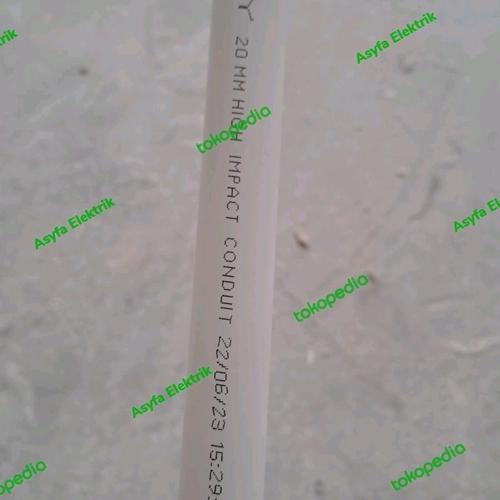 Jual Pipa conduit 20mm high impact T&Y ( bisa dibending ) 2,9mtr ...