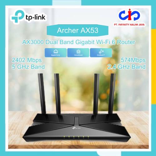 Jual TP-LINK Archer AX53 AX3000 Dual Band Gigabit Wireless WiFi 6 Router - Jakarta Pusat - PT ...
