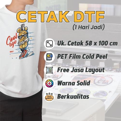 Jual Cetak Sablon DTF/ Custom Print Sablon DTF/ Satu Hari Selesai - Kab ...