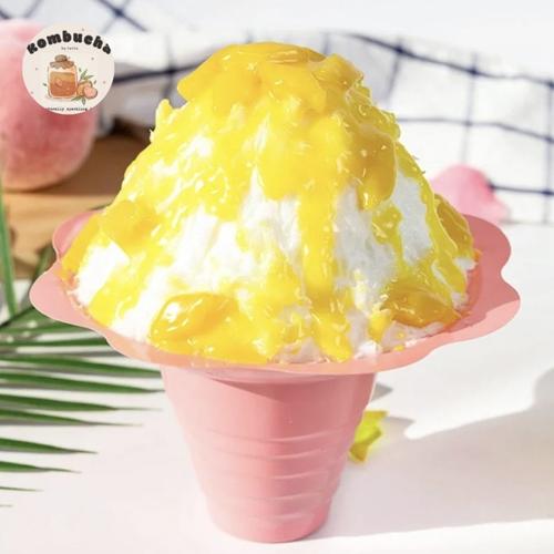 Jual cup bunga es serut / gelas bunga es serut / hawaiian shave ice ...