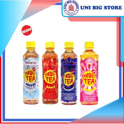 Jual Sosro Fruit Tea Freeze Blackcurrant Apel Bottle 350 ml Teh Botol ...