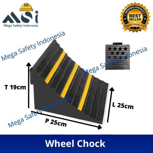 Promo Wheel Chock Rubber Besar Mobil Container Truk / Pengganjal Ban ...