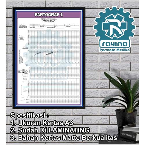 Jual Poster Kesehatan Partograf 1 - Kab. Bandung - Rayina Print | Tokopedia
