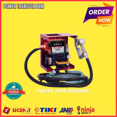 Jual Pompa Solar Pompa BBM Pertamax 60LPM 220V With Flow meter Fill ...