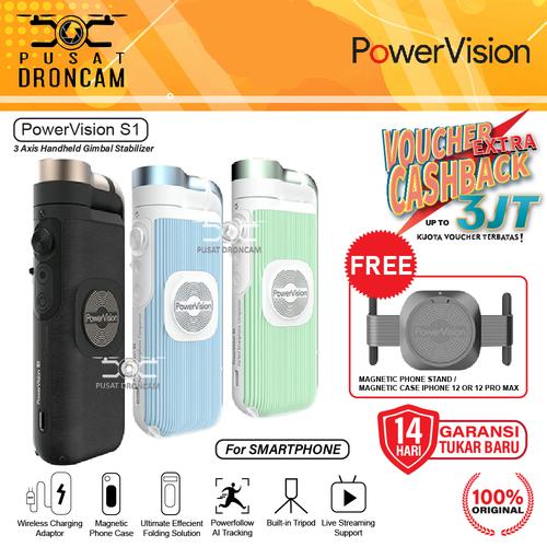 Promo PowerVision S1 3 Axis Handheld Gimbal Stabilizer HP Power Vision ...