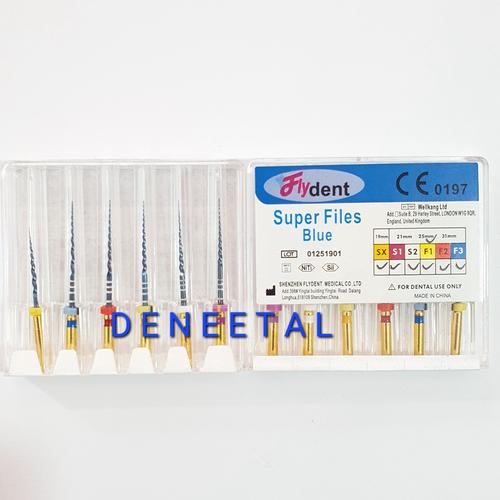 Jual BLUE PROTAPER ROTARY BLUE SUPER FLEXIBLE NITI FILE, ENDODONTIC ...