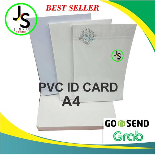 Jual Kertas Pvc Bahan ID Card Instan A4 isi 5 set (50 id Card ...