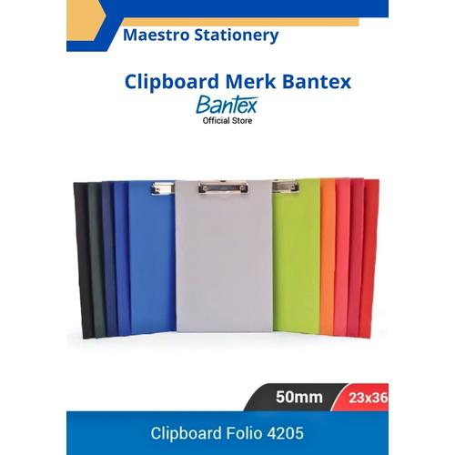 Jual Bantex Clipboard Papan Jalan Ujian Size Folio (F4) 4205 Terlaris ...