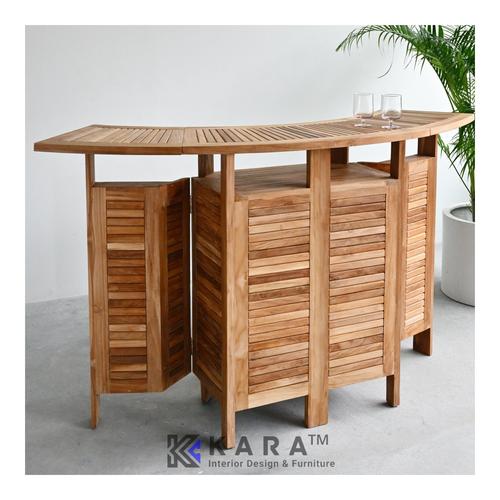 Jual Meja Bar Lipat Kayu Jati / Meja Cafe / Meja Dapur / Bar Table ...