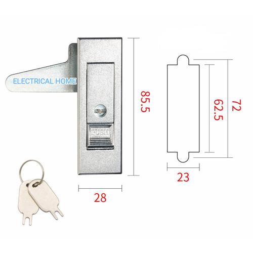 Jual Kunci Box Panel MS-603-3-1 (Push Lock With Key) - Kota Surabaya ...