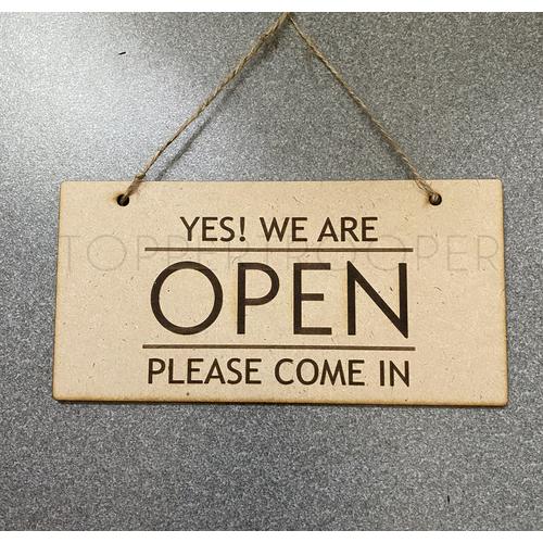Jual Papan Tanda Open Close/Buka Tutup/Sign Open Close - Jakarta Utara ...