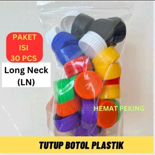 Jual Tutup Botol Plastik Kemasan Minuman air mineral Aqua Cleo (isi 30 ...