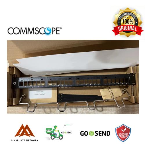Jual AMP Commscope Patch Panel Cat 6 Rj-45, 24 Ports - Jakarta Utara ...