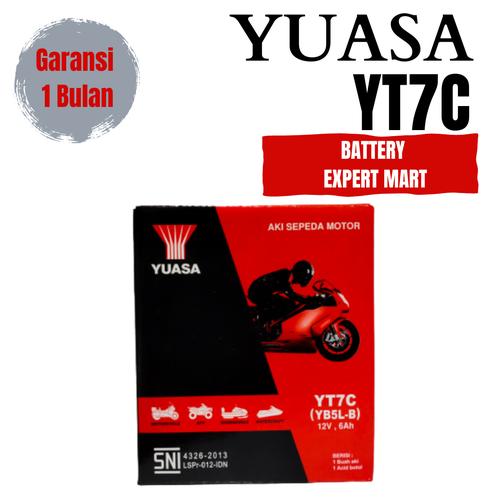 Jual Aki Motor Yuasa YT7C/GM5Z-3B KIT (Honda Supra, Yamaha Mio, Jupiter) MF - Kota Bekasi ...
