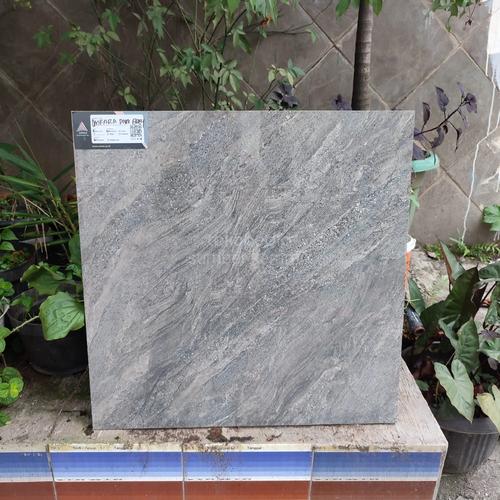 Jual Granite lantai 60x60 Omkara dark grey / Arna / Glazed polish - ikatan - Kab. Bogor - sumber ...