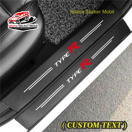 Promo sticker carbon 3d pengaman mobil jazz civic tipe r sillplate ...