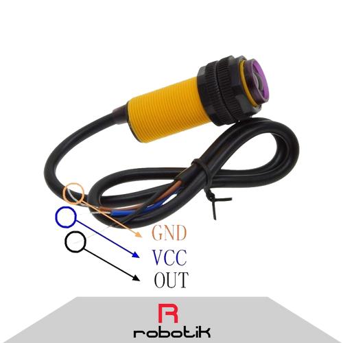 Jual E18-D80NK Adjustable Infrared Proximity Distance Sensor Switch ...