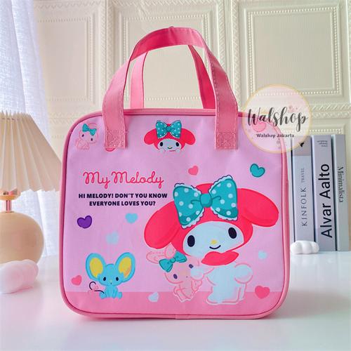 Jual Tas Bekal Sanrio Lunch Bag Kuromi Melody Cinnamoroll Pochacco ...