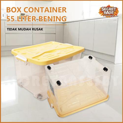 Promo BOX CONTAINER 55 LITER + RODA - Kontainer Box Plastik ...