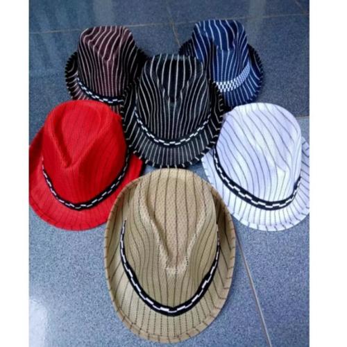 Jual topi fedora dewasa/topi custom/topi seragam/topi rimba/topi ...
