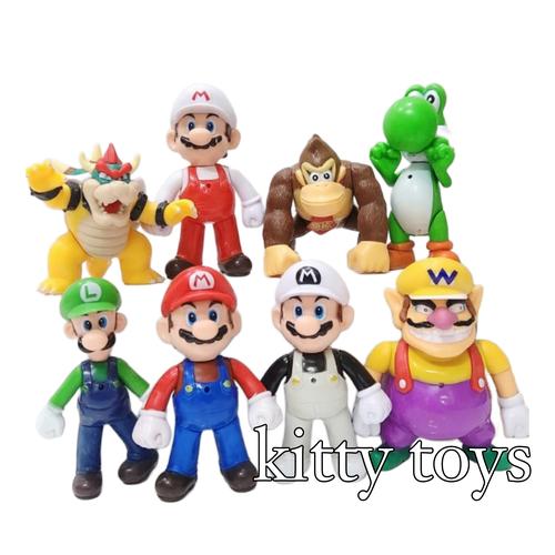 Jual figure mario bros luigi browser kingkong super mario topper cake ...