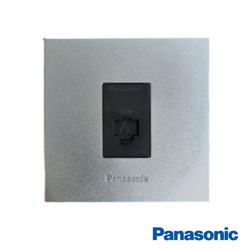 Jual PANASONIC Outlet Data LAN CAT6 CAT6E SILVER HITAM WEJ24886H ...