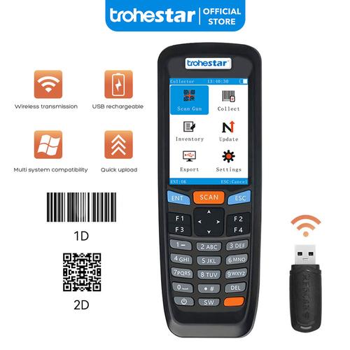 Jual trohestar 2D Inventory scanner PDT PDA 2.8 inch TFT Color LCD ...