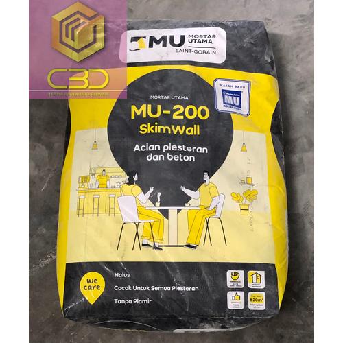 Jual Mortar utama 200 semen acian dan plester/MU 200 skimwall (khusus ...