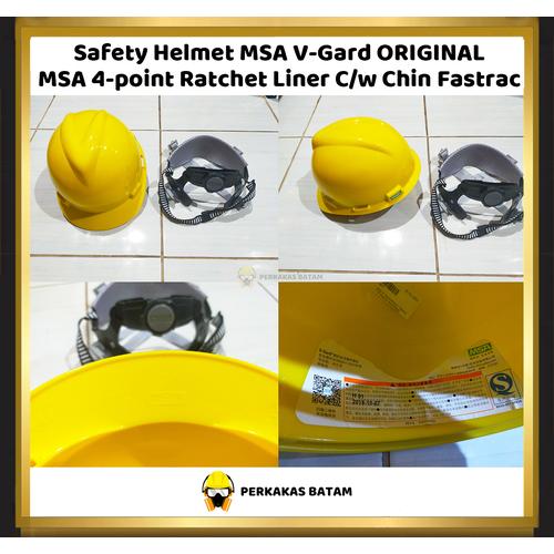 Jual HELM MSA V-GARD KUNING ORI DENGAN SUSPENSION - Kota Batam ...