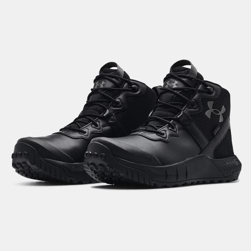 Jual Under Armour UA Micro G Valsetz Mid Leather Waterproof Tactical ...