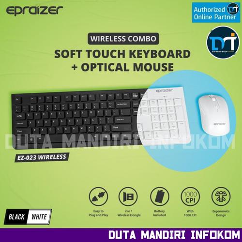 Jual Epraizer EZ-023 - Keyboard & Mouse Wireless Combo for Office 2-in ...