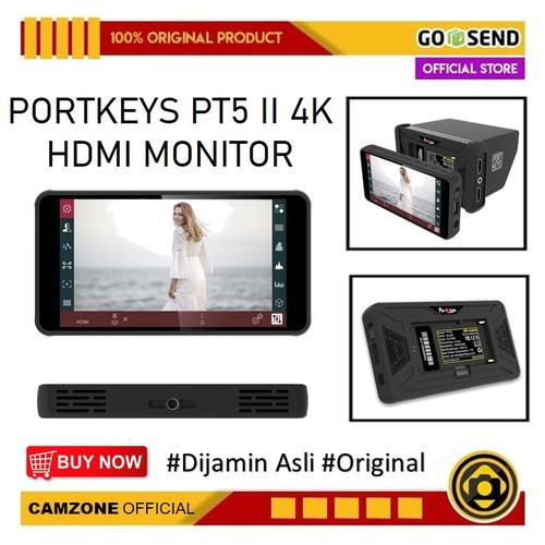Promo PORTKEYS PT5 II 5" 4K HDMI Touchscreen Monitor with 3D LUT ...