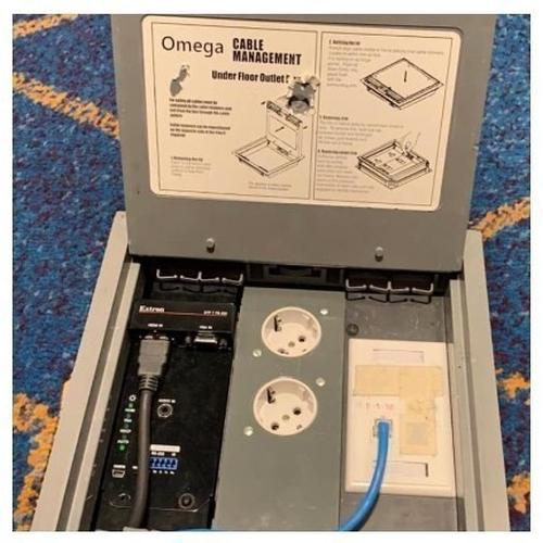 Jual Ais Omega service Outlet Box isi 2 Power + 2 Data Cat 6 - Jakarta ...