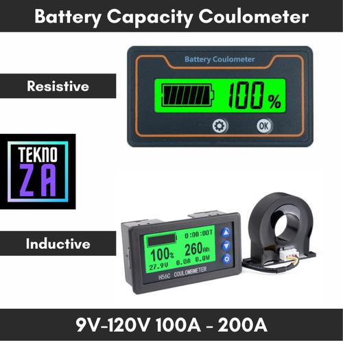 Jual Precision Battery Capacity Meter 9V-120V 100A 200A Inductive ...