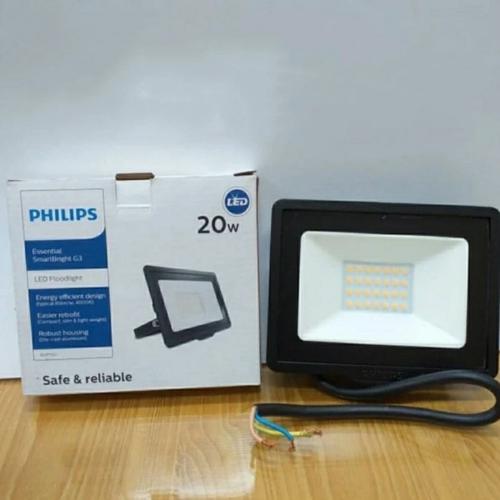 Jual Lampu Sorot LED 20 Watt Philips BVP 150 Led18 Flood Light 20W ...