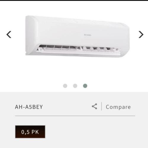 Jual AC SHARP AH-5BEY 1/2PK GARUDA SERIES - Kota Tangerang - TUNAS JAYA ...