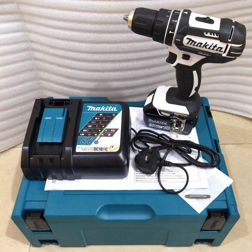 Jual Makita DHP482RFWJ1 18V LXT Combi Drill DHP482 Mesin Bor KOMPLIT ...
