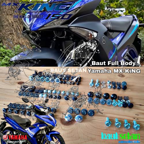 Jual Baut full body Mx-King 150/baut body fullset Mx-King 150 original ...