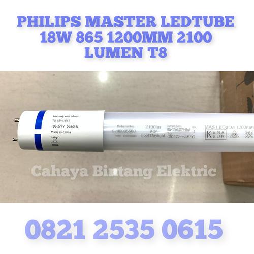 Jual PHILIPS MASTER LEDTUBE 18W 865 1200MM T8 / LAMPU TL LED MASTER 18 WATT - Jakarta Pusat ...
