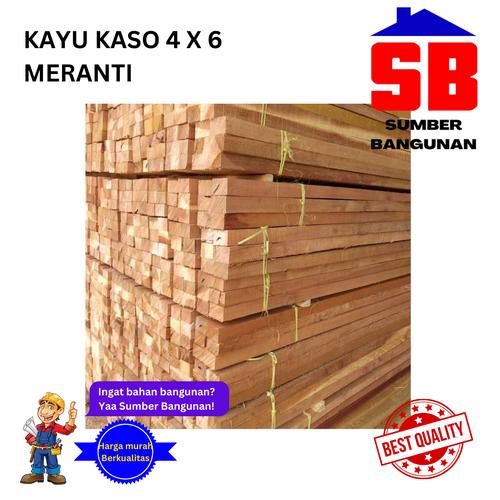Jual KAYU KASO 4X6 MERANTI FULL 4 METER 1 IKAT 6 BATANG - 1 BATANG ...