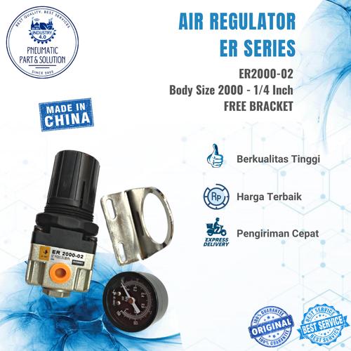 Jual Air Unit Regulator ER2000-01 / ER2000-02 EMC Pneumatic - Jakarta Barat - Pneumatic Part ...