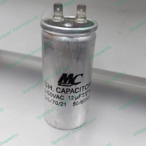 Jual Kapasitor Running Capasitor Running MC 12uF 250V 50/60Hz SH ...