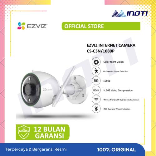 Jual Cctv Wireless Outdoor Ezviz C3N 1080p IP cam Wireless EZVIZ ...