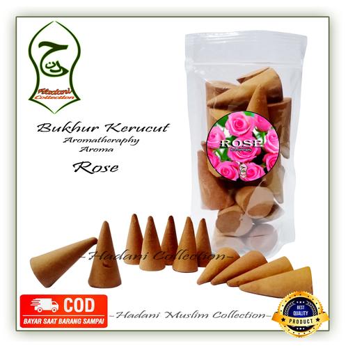 Jual Buhur Rose Bukhur Dupa Gahru Kerucut Pengharum Ruangan isi 50 pcs ...