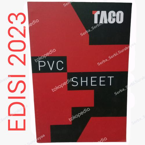 Jual KATALOG PVC SHEET TACO CATALOG MURAH KATALOK LENGKAP HPL TACO ...