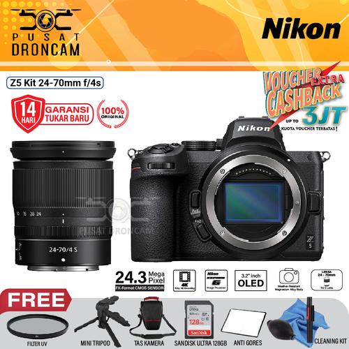 Promo Nikon Z5 kit 24-70mm f4 S Kamera Mirrorless Z 5 Original Cicil 0% ...