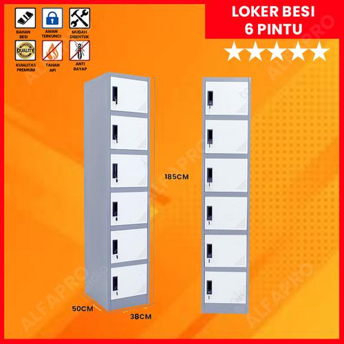 Jual Loker besi 6 Pintu Locker Besi 6 Pintu - Non Rakit - Kota Bandung ...