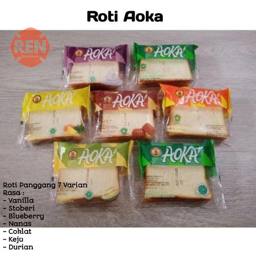 Jual Roti Aoka panggang roti tawar Gulung aneka rasa - Vanila - Kota ...